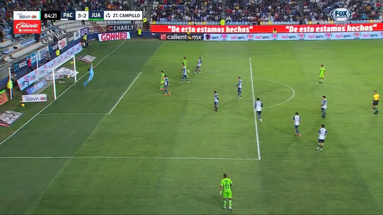 ¡Qué joya de gol de Diego Campillo! Se acerca Juárez ante Pachuca ...