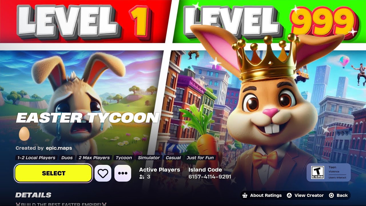 Fortnite easter tycoon gameplay - YouTube