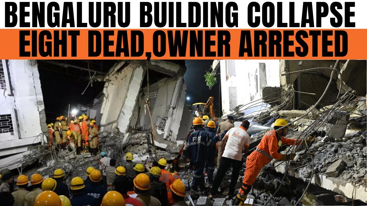 LIVE : Bengaluru Building Collapse | 5 Dead, Rescue Efforts Underway ...