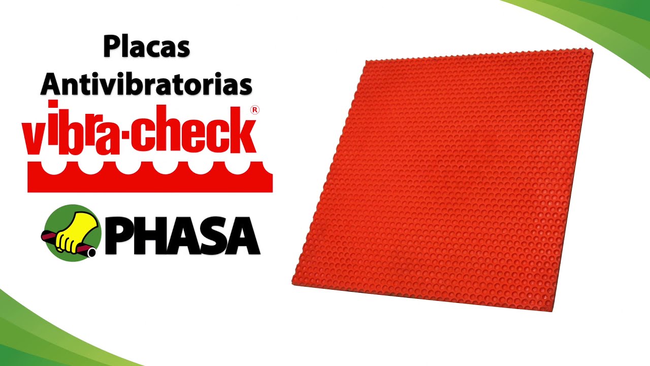 PLACAS DE HULE ANTIVIBRATORIAS - VIBRACHECK® MÉXICO Evita lesiones por ...