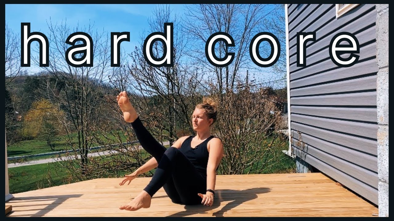 Hard Core Yoga Workout - 10 Minute Abs - YouTube