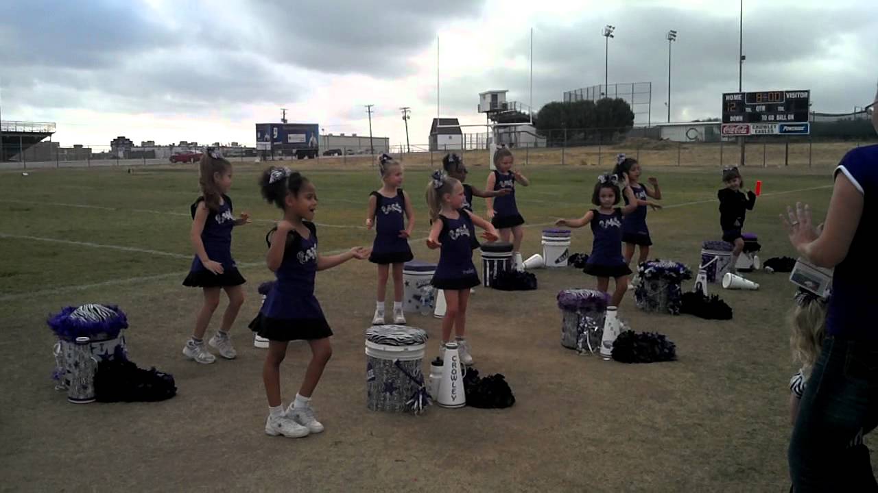 Crowley flag & first grade cheer - YouTube