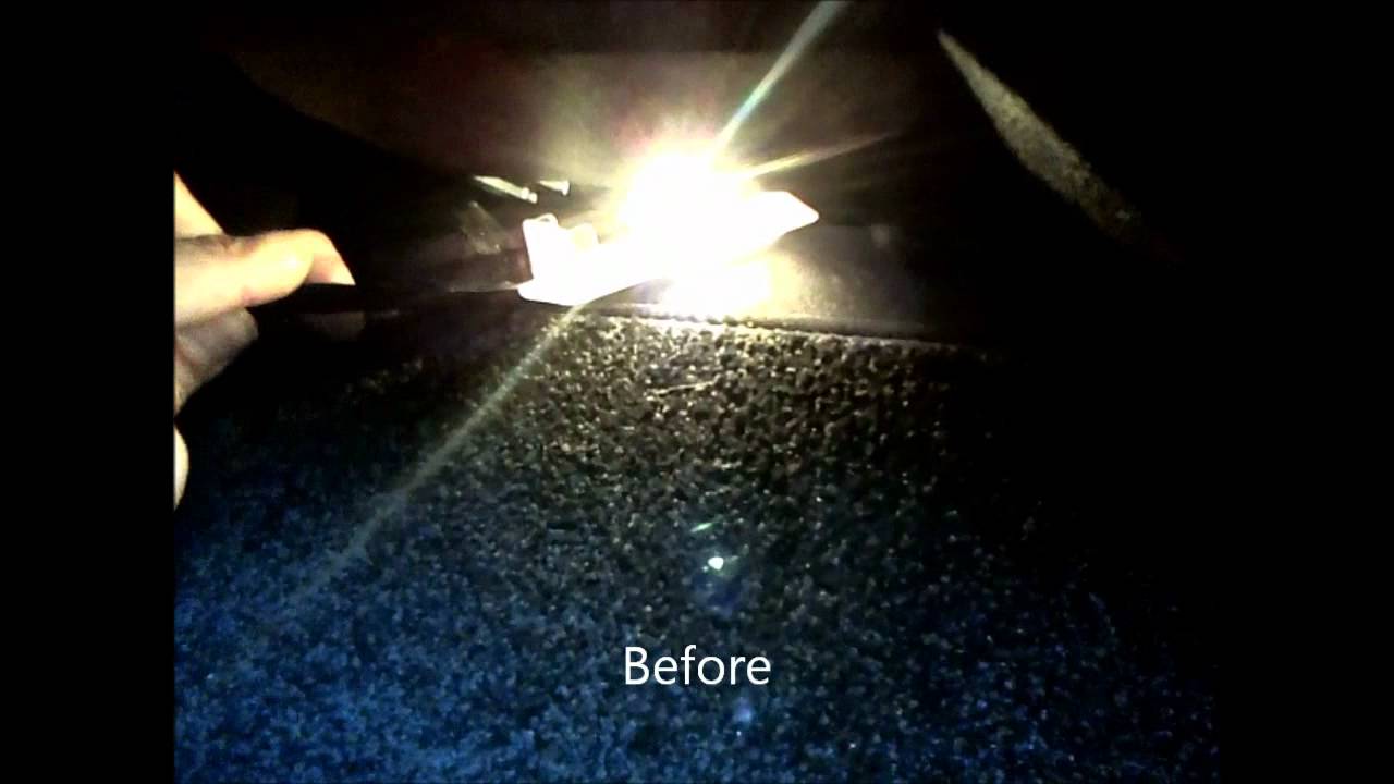 LED Interior Bulb Installation - YouTube