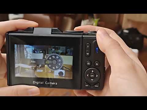 Digital Camera 4K HD Selfie Flip screen 180° Built-in Flash 30X Zoom 48MP Mini Photography Cameras
