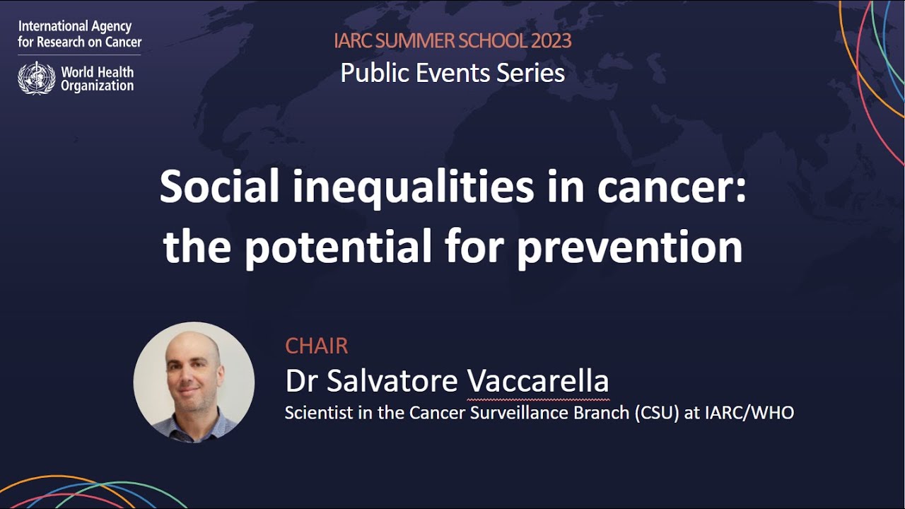Event 1 - Social inequalities in cancer: the potential for prevention ...