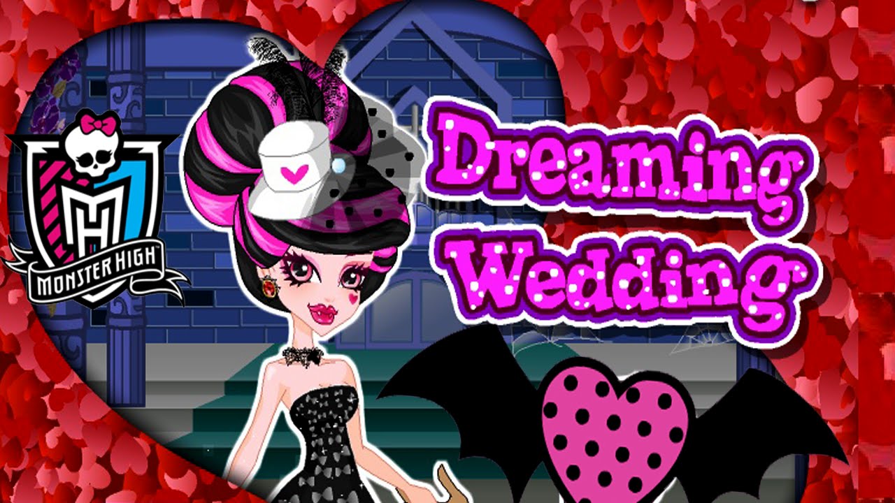 Monster High Draculaura's Dreaming Wedding Dress Up Game for Girls ...