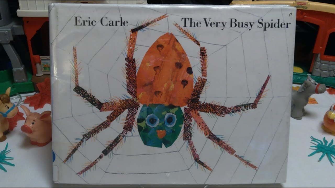 🕸️🕷️The Very Busy Spider by Eric Carle | Read Aloud for Kids | Books ...