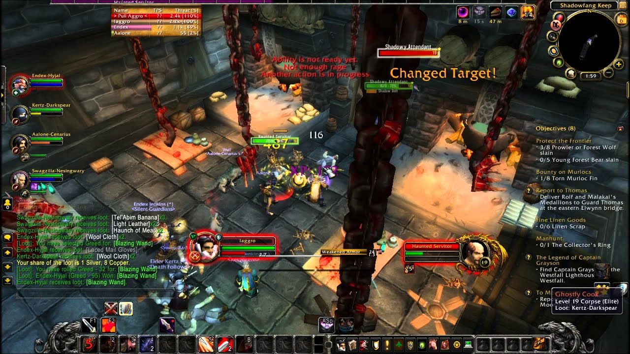 low level prot warrior tanking guide---Thunder Clap Ho! - YouTube
