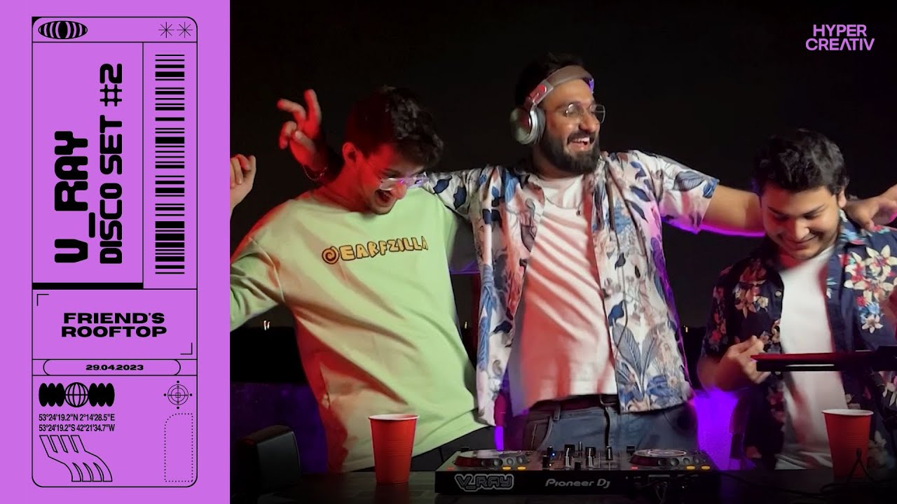V_RAY - Disco, Waacking & Funk | FRIEND'S ROOFTOP | DJ Set #2 - YouTube