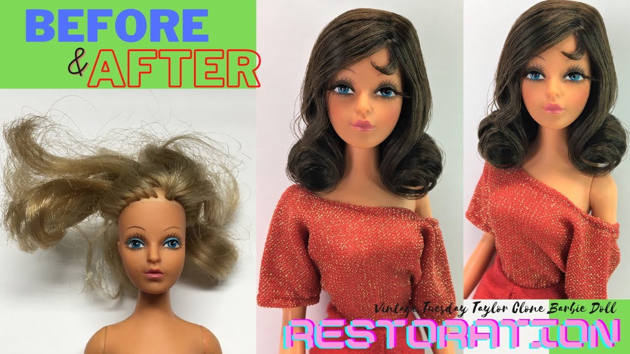 Vintage Tuesday Taylor Barbie Clone Doll Repair Restore Restoration ...