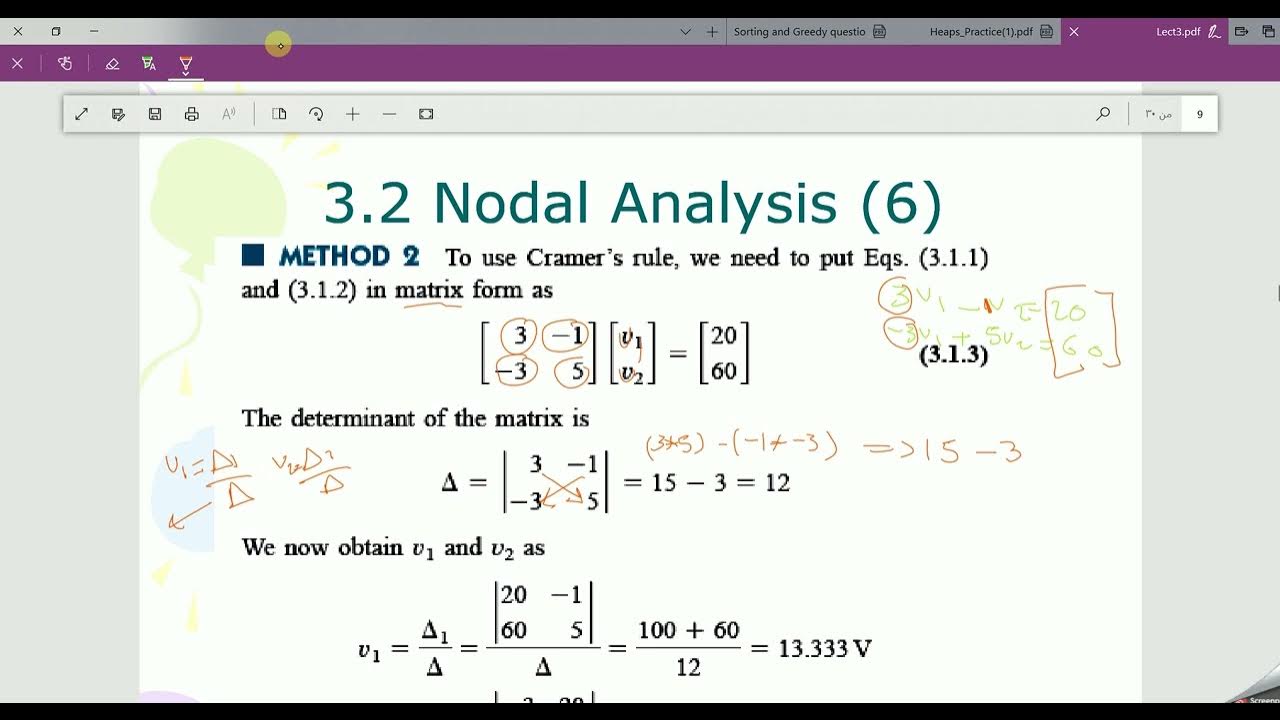 Nodal Analysis part2 - YouTube