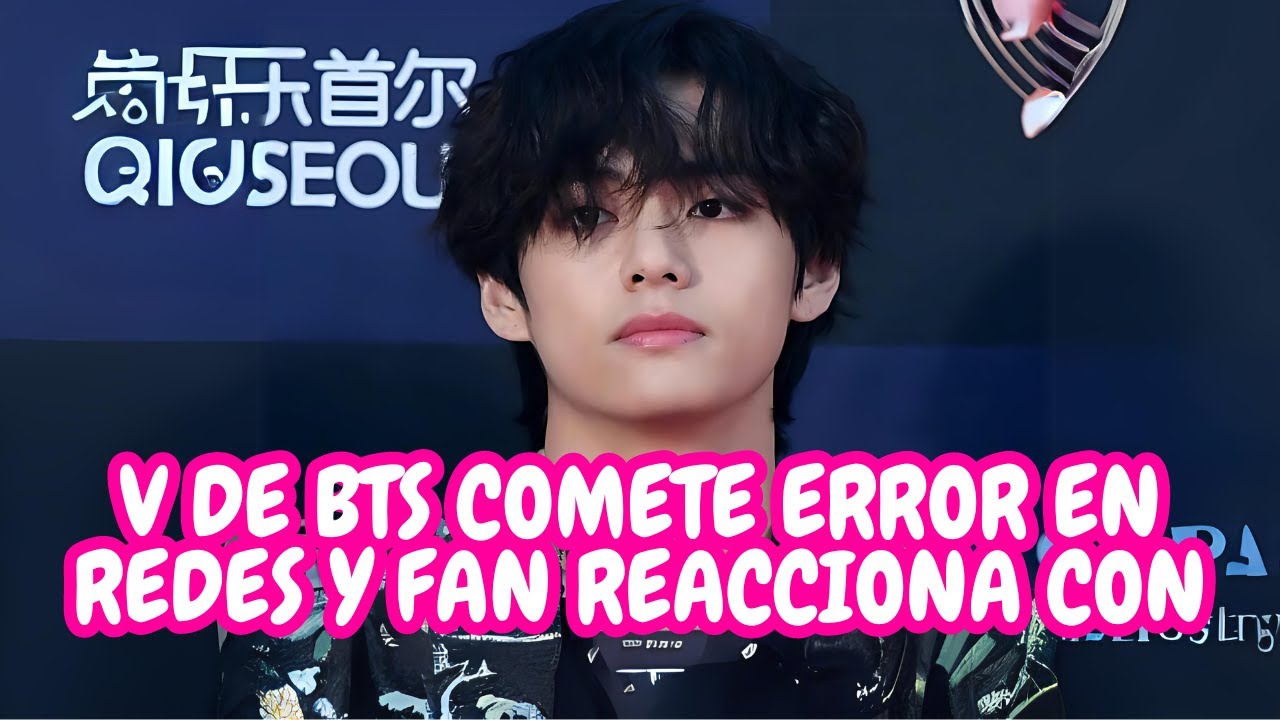 ¡Error Épico de V de BTS en Instagram Desata la Locura entre los Fans ...