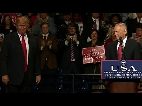 Trump introduces his pick for secretary of defense - YouTube