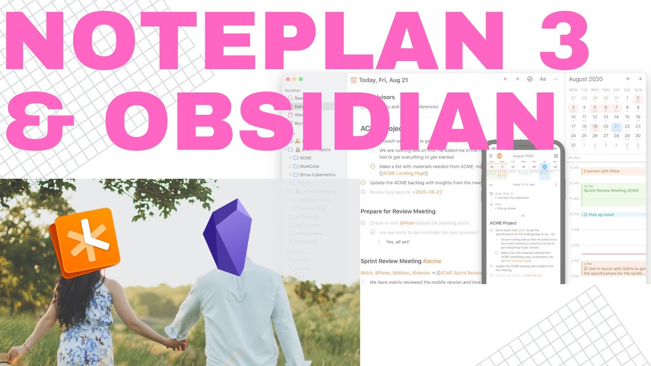 NotePlan 3 And Obsidian Works Better Together - YouTube