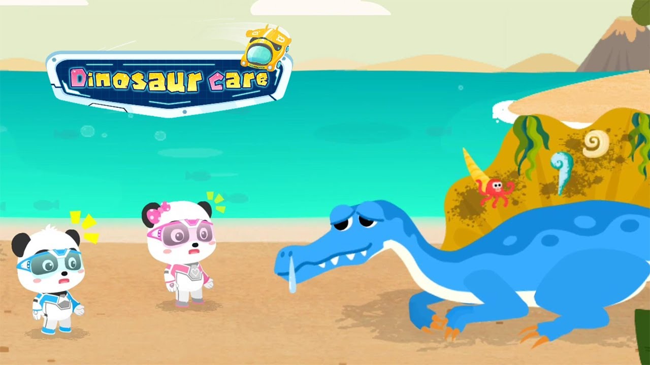 Little Panda: Dinosaur Care | Planet 2 | Rescue Team | For Kids ...