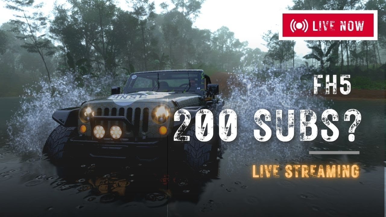 Forza Horizon 5 Live Streaming | 200 subs ?? - YouTube