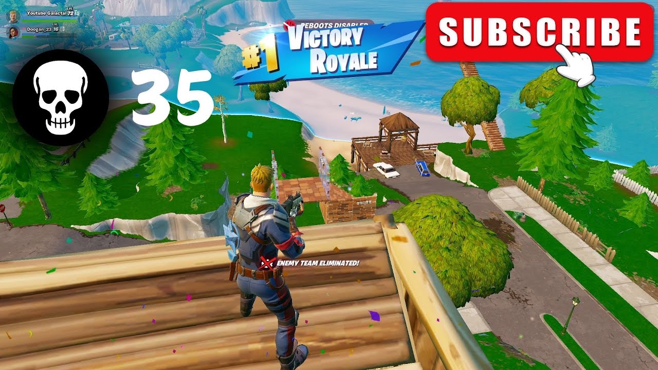 35 Elimination Duo Controller Win Gameplay (Fortnite Reload) - YouTube
