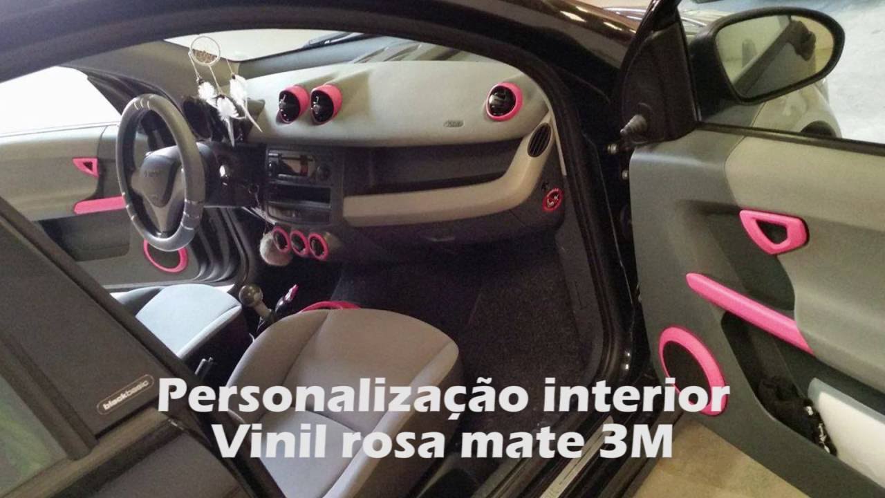 Carwrapp interior PINK Smart forfour - JG Películas - YouTube