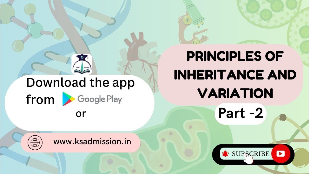 Principles of Inheritance and Variation II Class 12 Biology| Genetics ...
