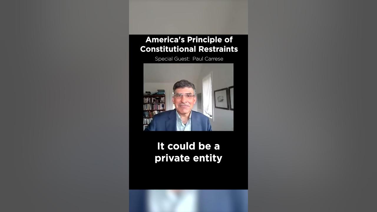 Ep 175 America's Principle of Constitutional Restraints #shorts - YouTube