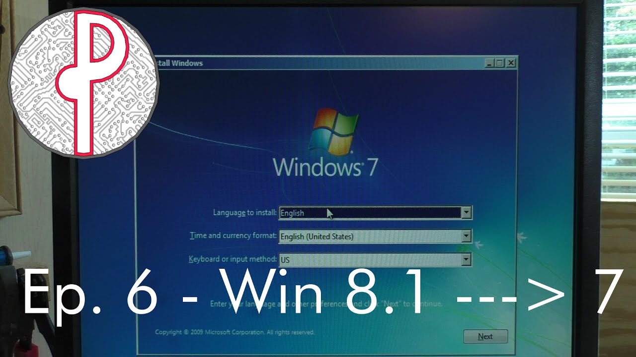 PTS Ep. 6 - Downgrading Windows 8.1 to 7 - YouTube
