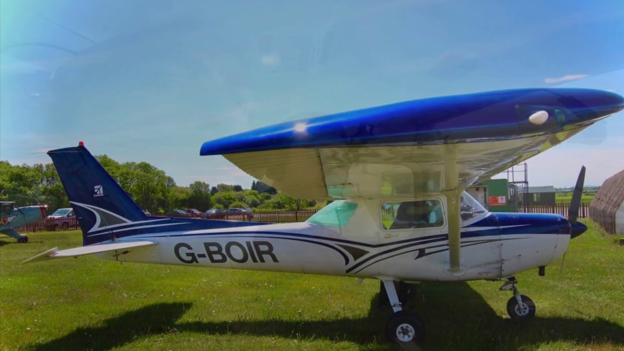 Cessna 152 approach Manchester RWY 23R - Covid 19 flying - YouTube