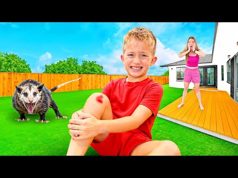 An Opossum Attacked Levi at Our House!