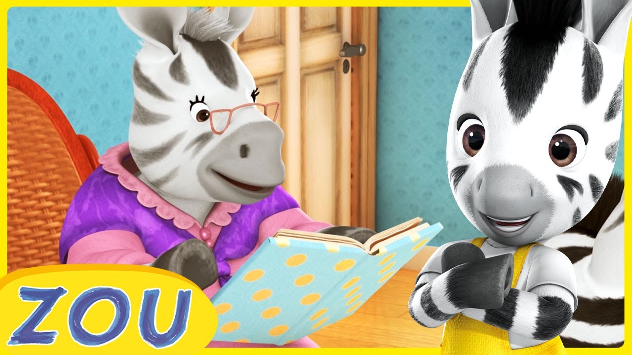Zou makes a scrapbook for Nanou | ZOU in English 🦓 - YouTube