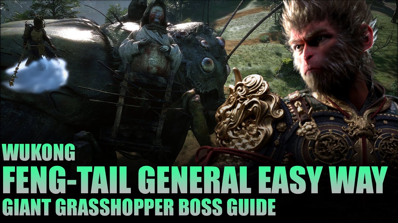 How to Beat Feng-Tail General (Grasshopper Boss) the Easy Way | Black ...