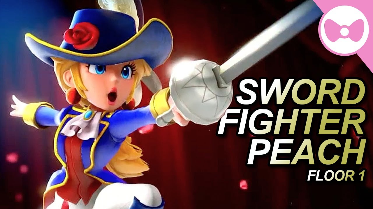 Princess Peach: Showtime! (HD) Floor 1 Swordfighter Peach ALL SPARKLE ...