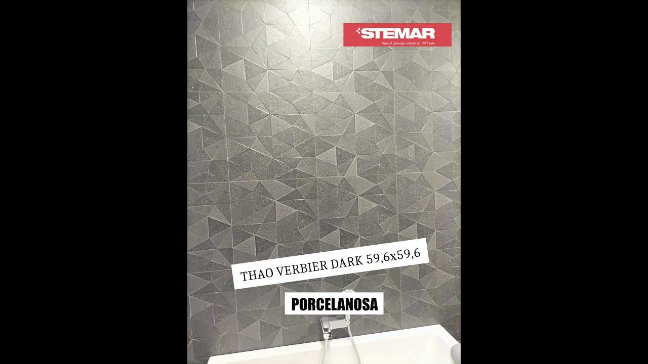 Porcelanosa Thao Verbier Dark 59,6x59,6 Płytka Ścienna Glazura - YouTube