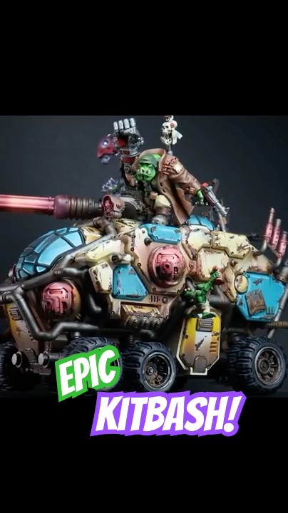 From Scrap to Super-Heavy! - Kitbashing & Painting an Ork Battle Wagon ...