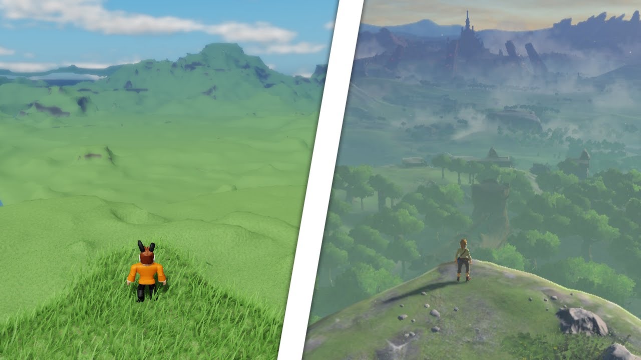 I Built Zelda Breath of the Wild in Roblox - YouTube