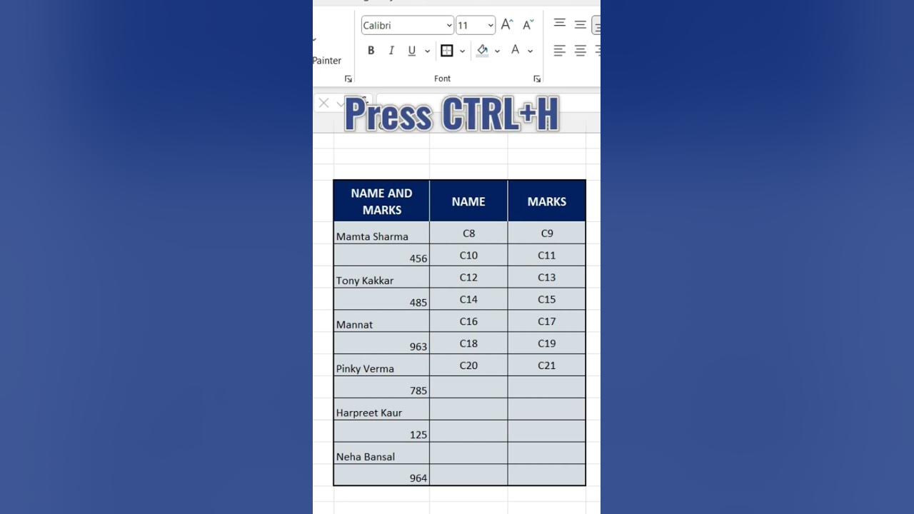 Excel Tricks ️ Excel Exceltech Tricks Exceltips Youtubeshorts Find Replace