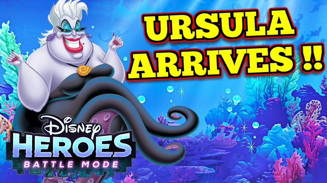 URSULA!! + 28 DIAMOND CRATES ! - Disney Heroes: Battle Mode - YouTube