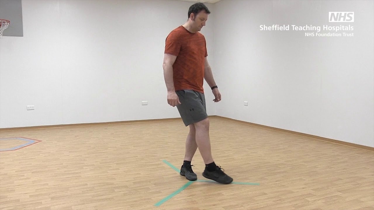 Single leg balance excursion - YouTube