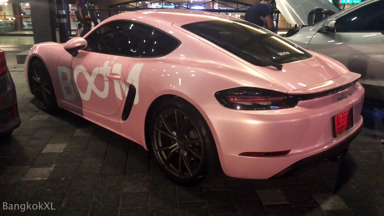 Brand New Pink Porsche 718 Cayman - YouTube