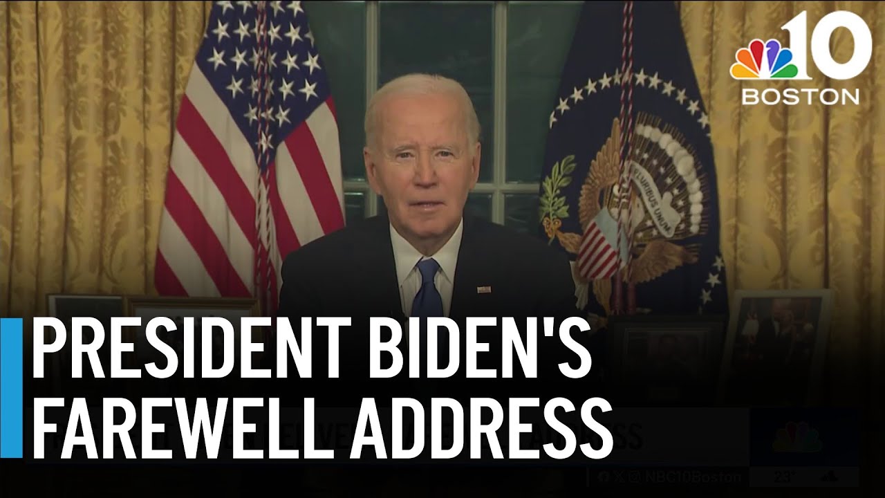 President Joe Biden delivers farewell address - YouTube