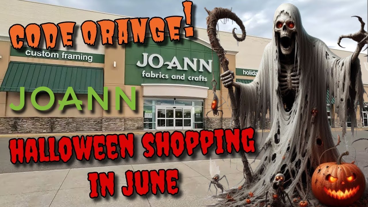 CODE ORANGE! 💀 🚨 Halloween OVERLOAD at JOANN FABRICS!!! | Halloween Hunt 2024 💀 🚨 - YouTube