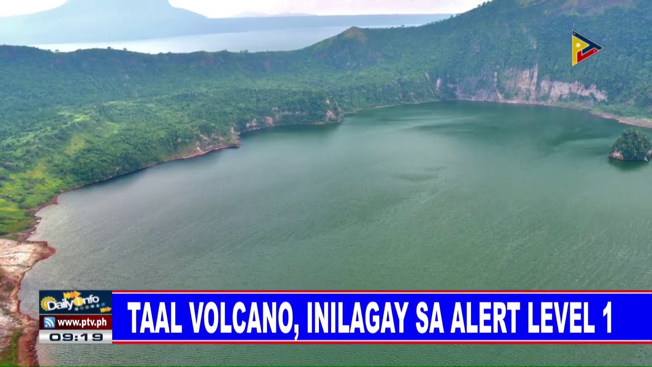 Taal Volcano, inilagay sa alert level 1 - YouTube