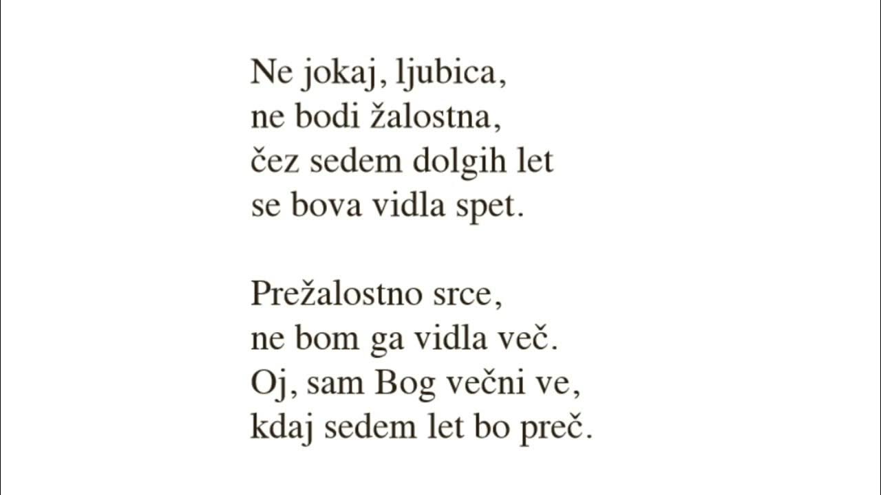 Nocoj pa oh nocoj video - YouTube