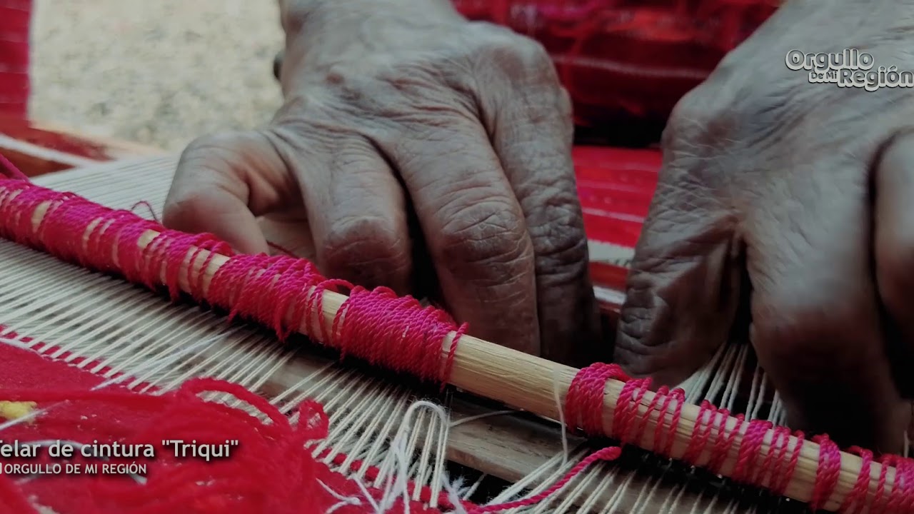 Asi se elabora un huipil triqui (Tierra blanca copala, Oax.) - YouTube