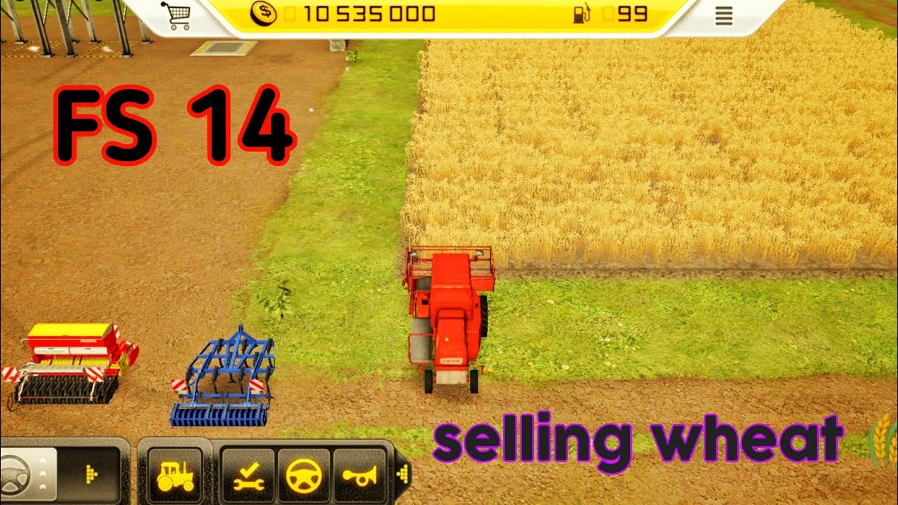 Farming simulator 14 gameplay || new video || selling for wheat 🌾🍁 || # ...