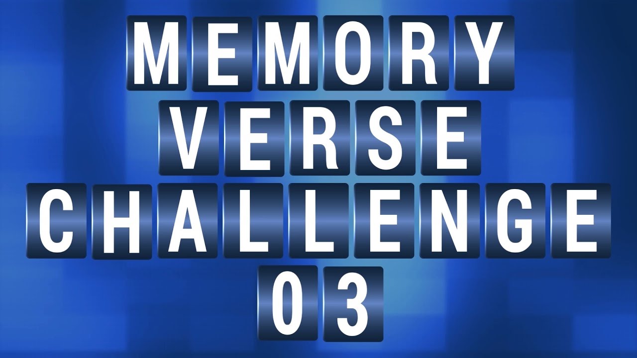 Memory Verse Challenge 03 Countdown - FREE DOWNLOAD - YouTube