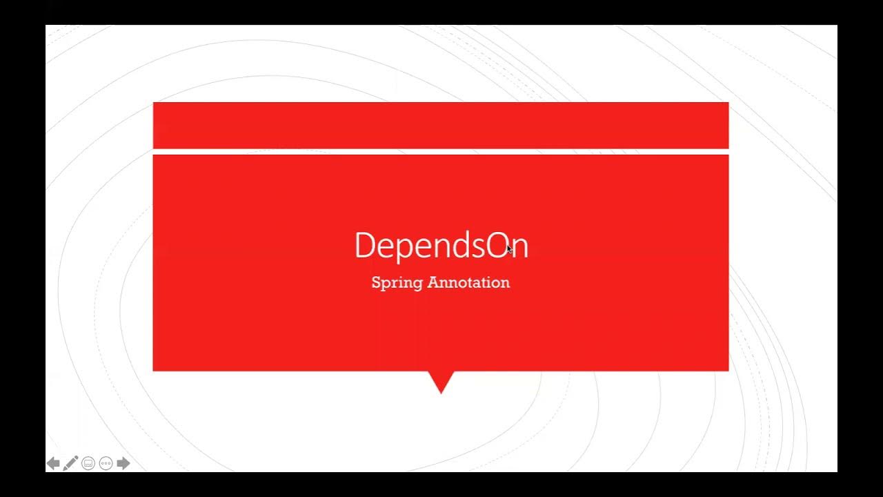 Spring DependsOn Annotation Theory - YouTube