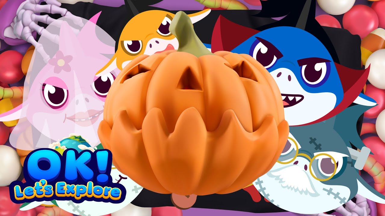 Baby shark halloween song | Halloween song | Kids Songs | Ok Let's ...