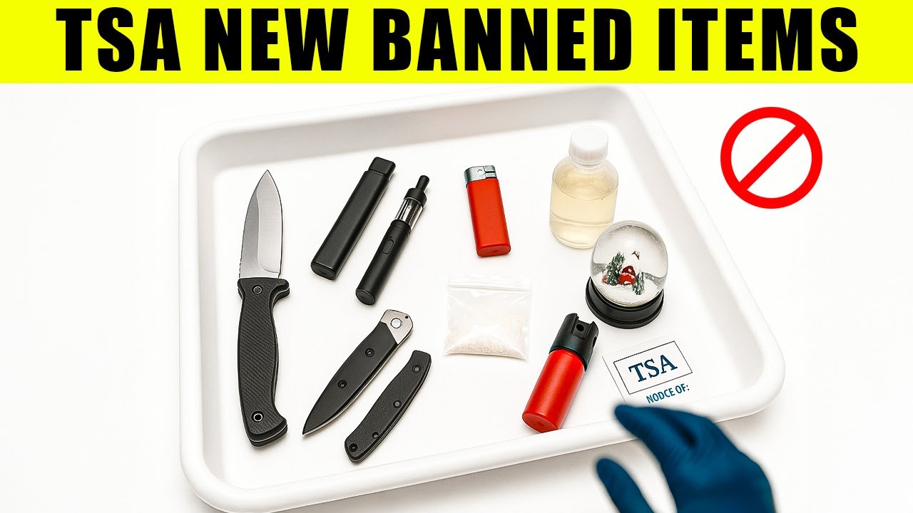 Shocking! TSA Just BANNED These Everyday Items from Checked Bags in ...