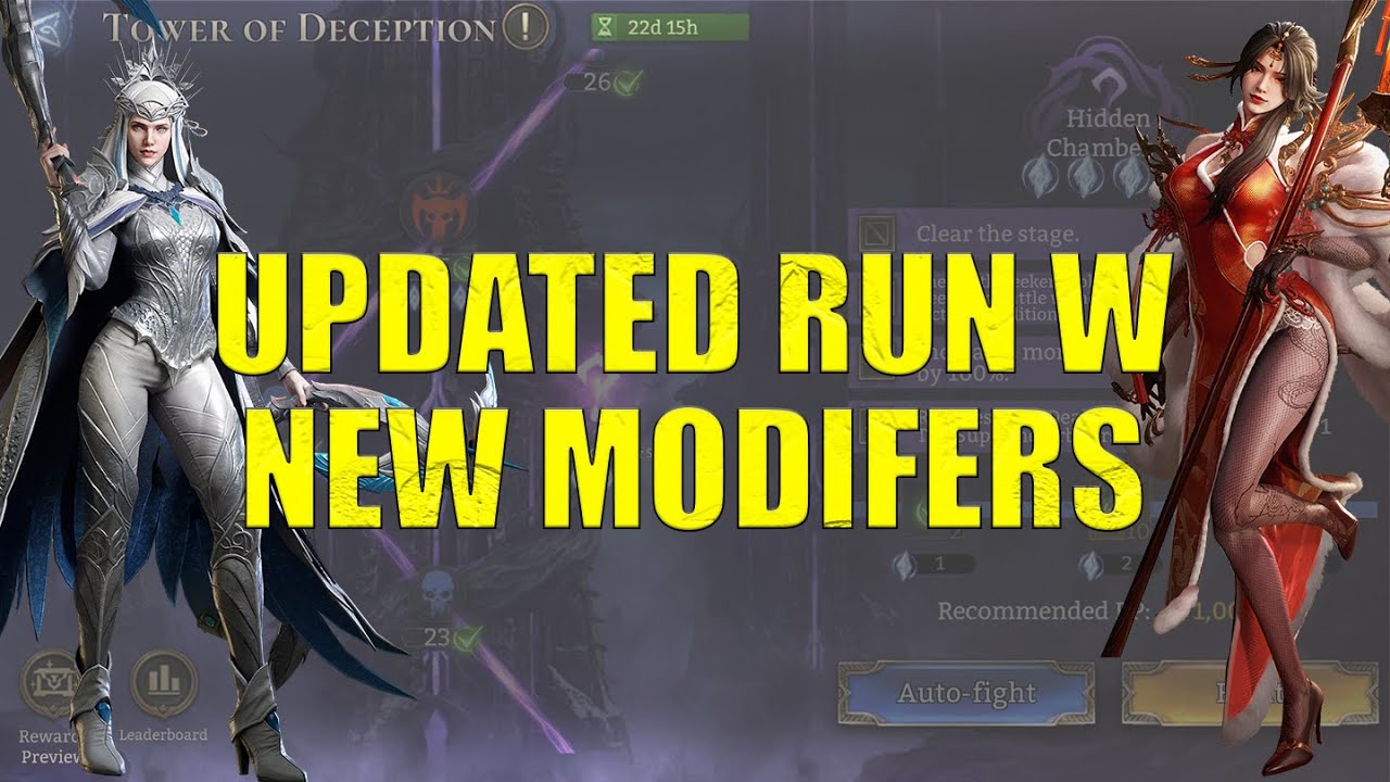 Tower of Deception Hidden Chamber 6 | Updated Modifiers June 25 ...