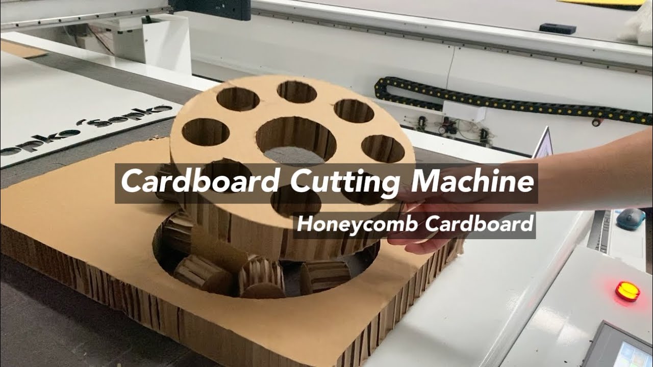 CNC Cardboard Cutting Machine - YouTube