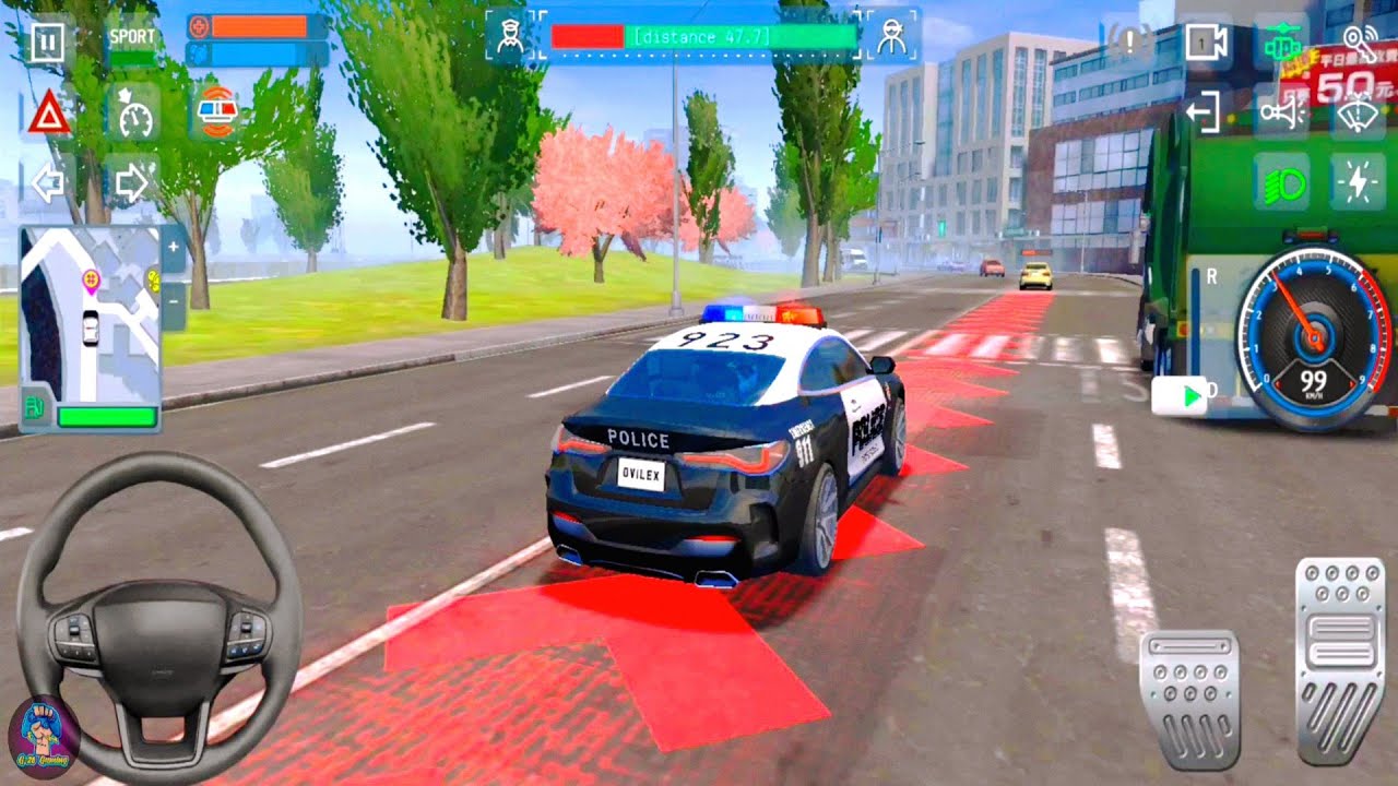 New Police Car Chase Criminal Car || Police Sim 2022 - Android Mobile ...